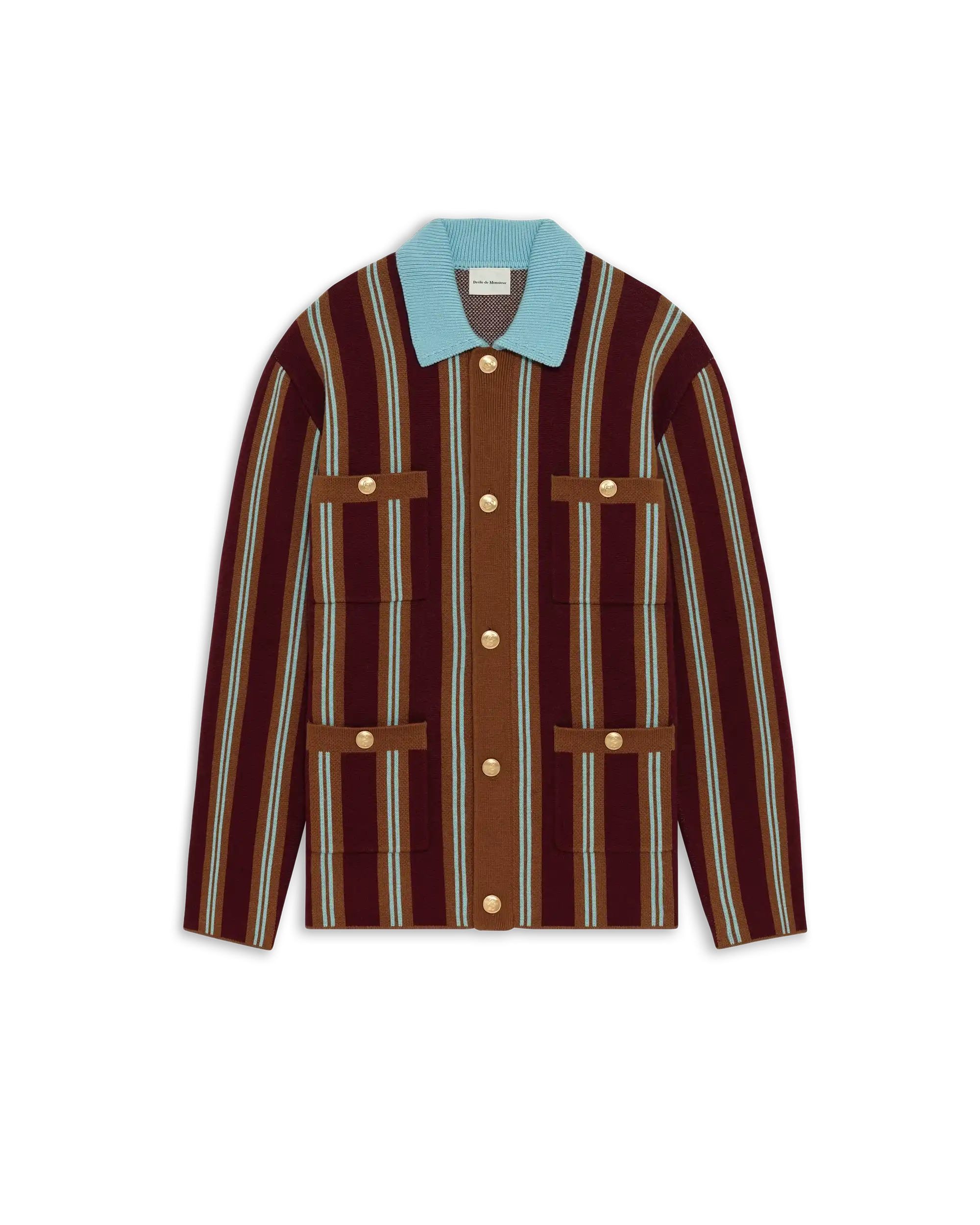 Veste Maille Rayée – Drôle de Monsieur