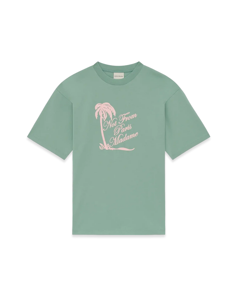 T-shirt Slogan Palmiers – Drôle de Monsieur